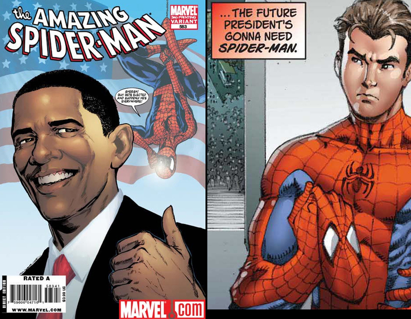 Marvel Team-up: Obama and Spider-man – Outside the Beltway